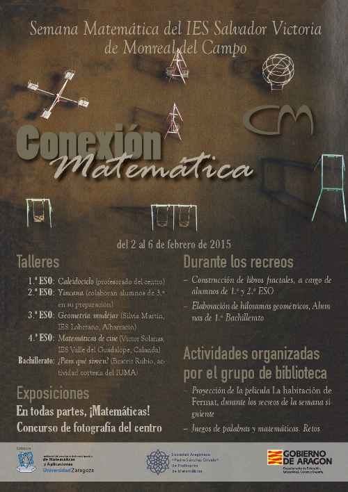 Semana del IES Salvador Victoria (Monreal del Campo) – Conexión Matemática